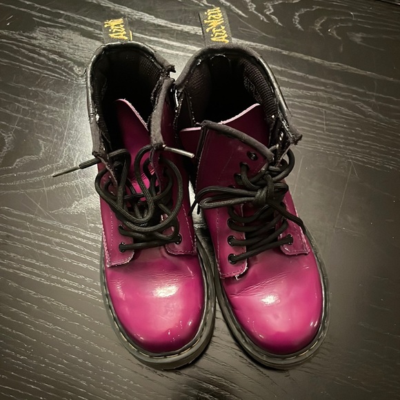 Dr. Martens | Shoes | Kids Purple Patent Leather Doc Martins | Poshmark